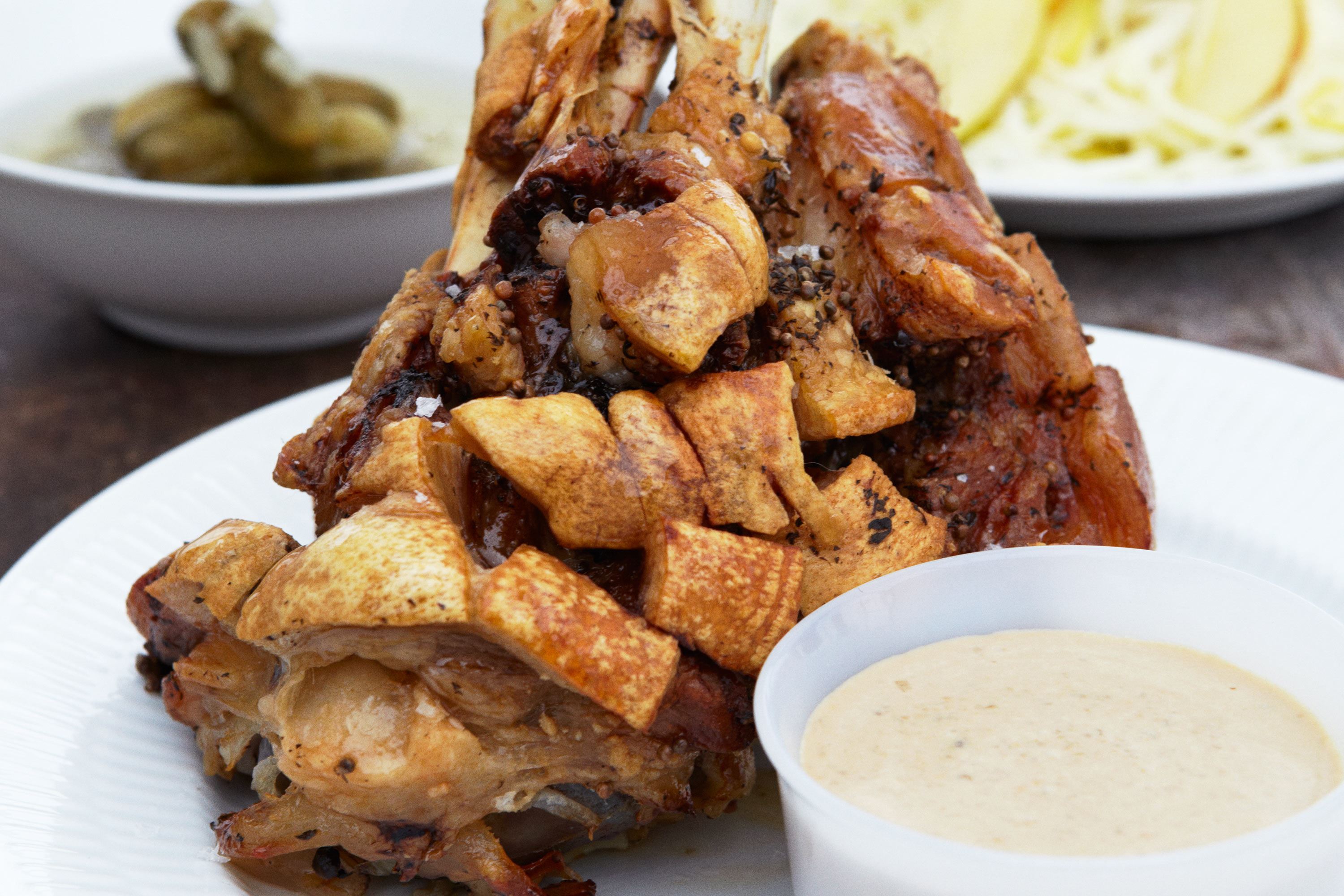 Svineskanke med øl-sennep - Få Opskriften nu på Arla.dk | Arla