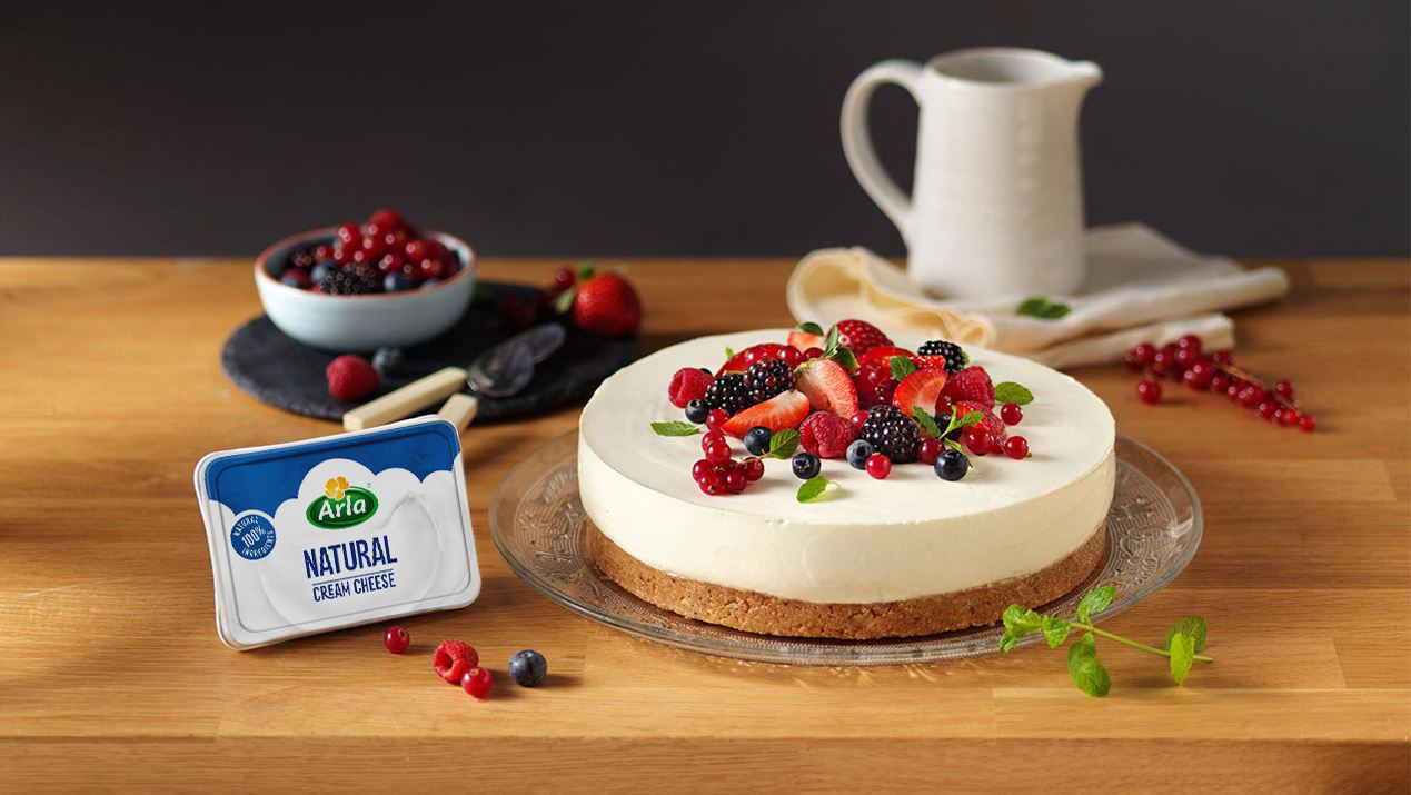 Cheesecake με φρούτα του δάσους | Arla Foods