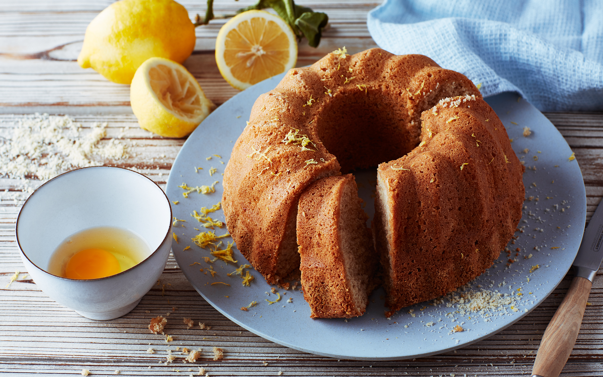 Sockerkaka med mandelmjöl - Recept | Arla