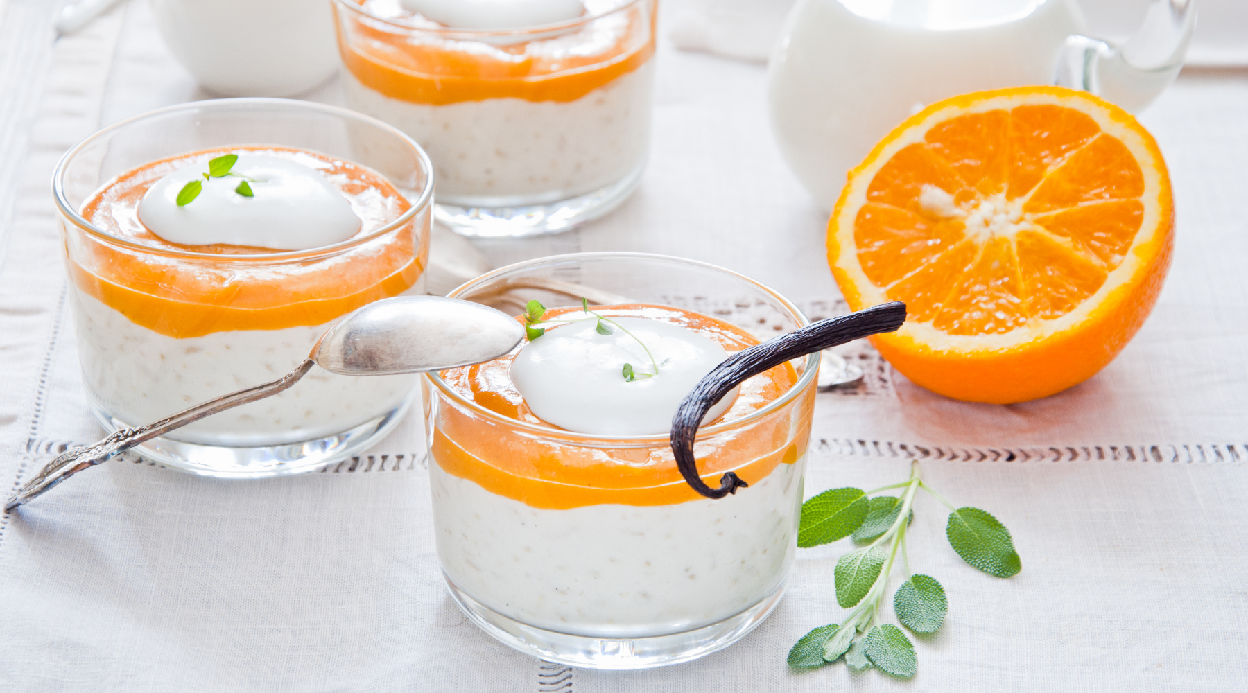 Rice Mousse with Orange Sauce Recipe | Arla UK