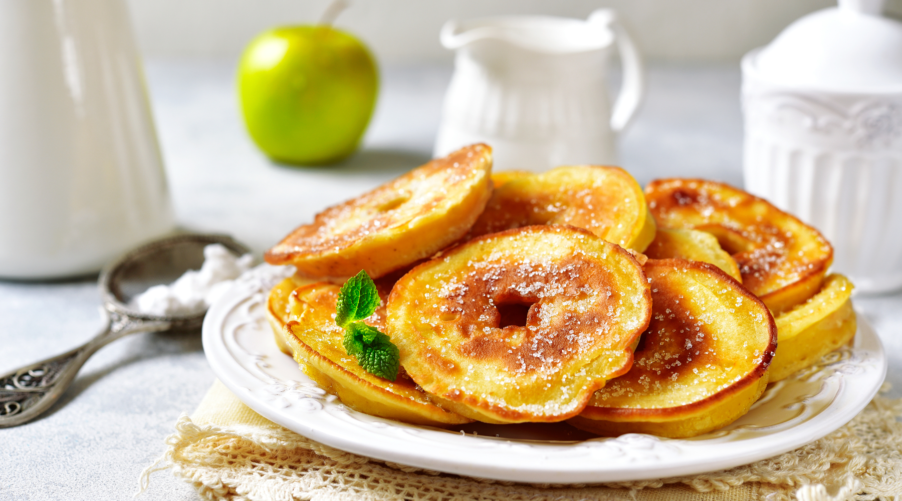 Apple Fritters Recipe | Arla UK