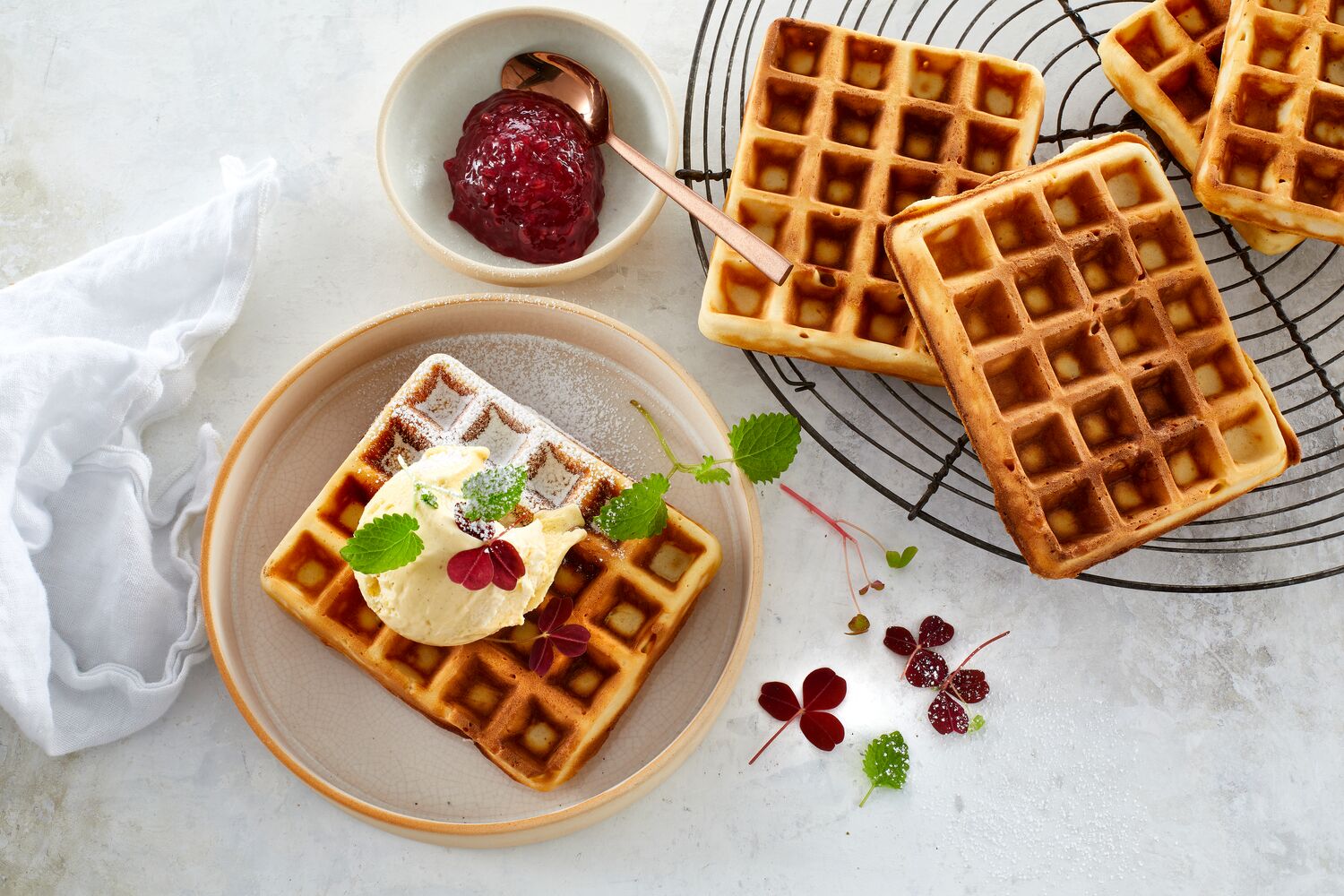 Belgialainen vohveli - Ohje ja resepti - Arla