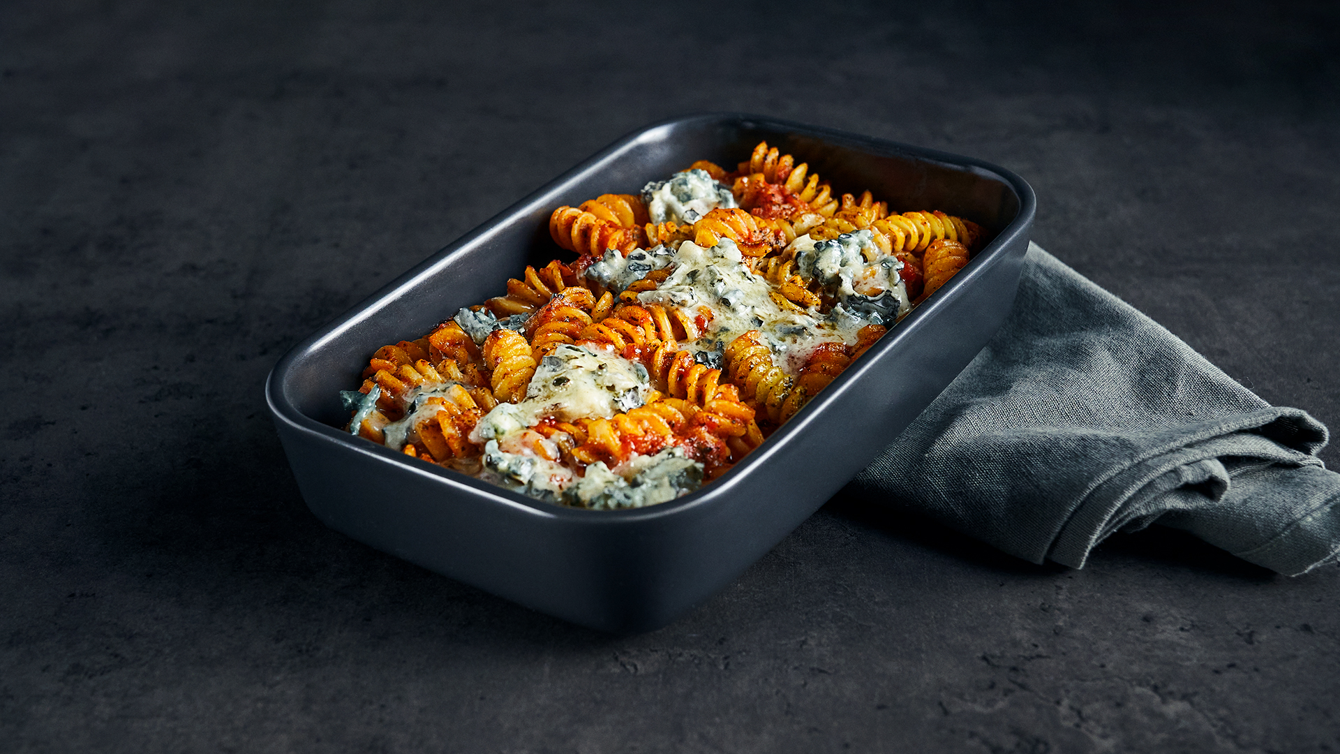 Tagliatelle Pasta with Castello® Creamy Blue Cheese & Mushroom Sauce ...
