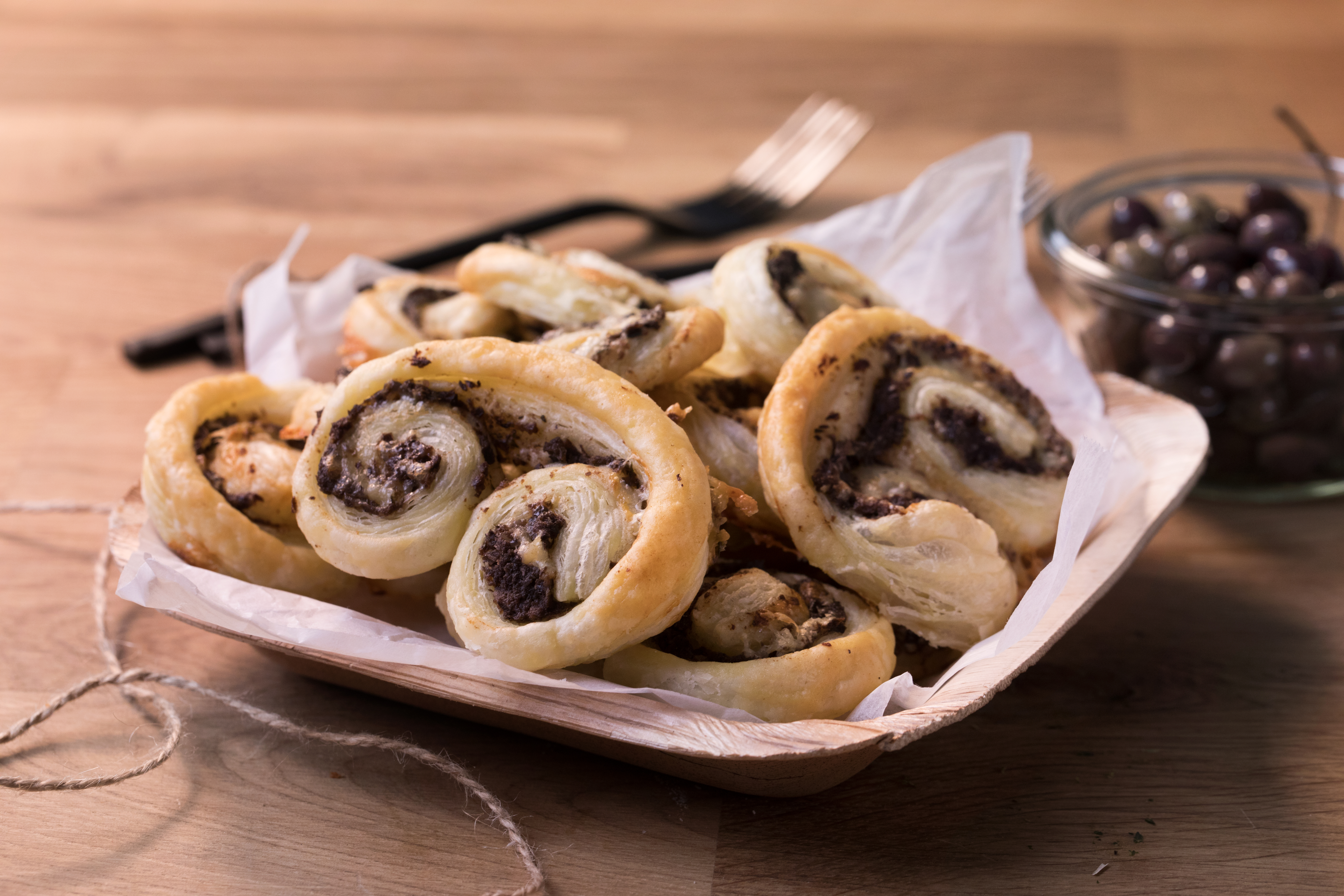 Savoury Palmiers with Double Cream Brie | Castello®️