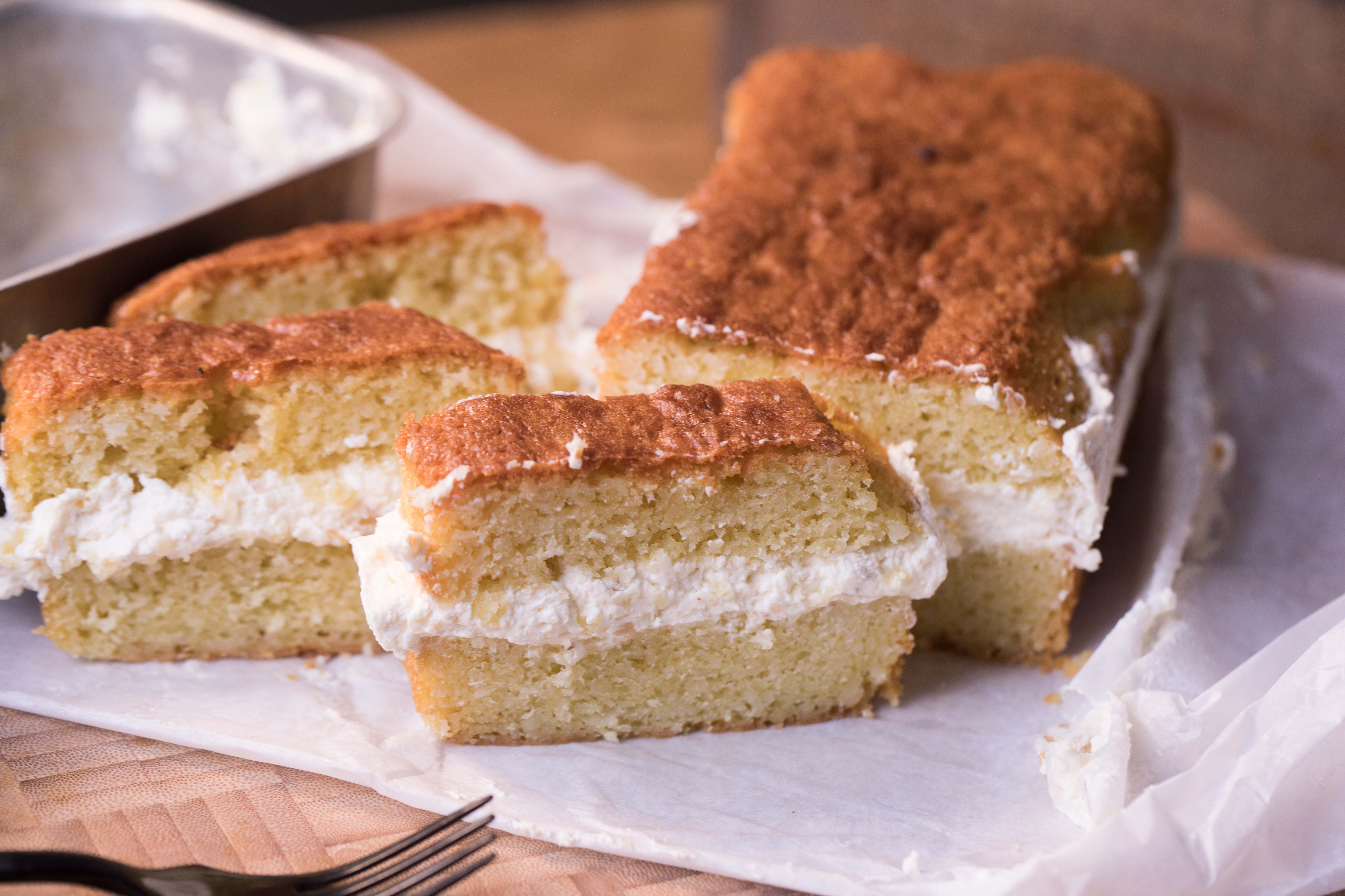 Coconut cake with Pineapple Cream Cheese | Castello