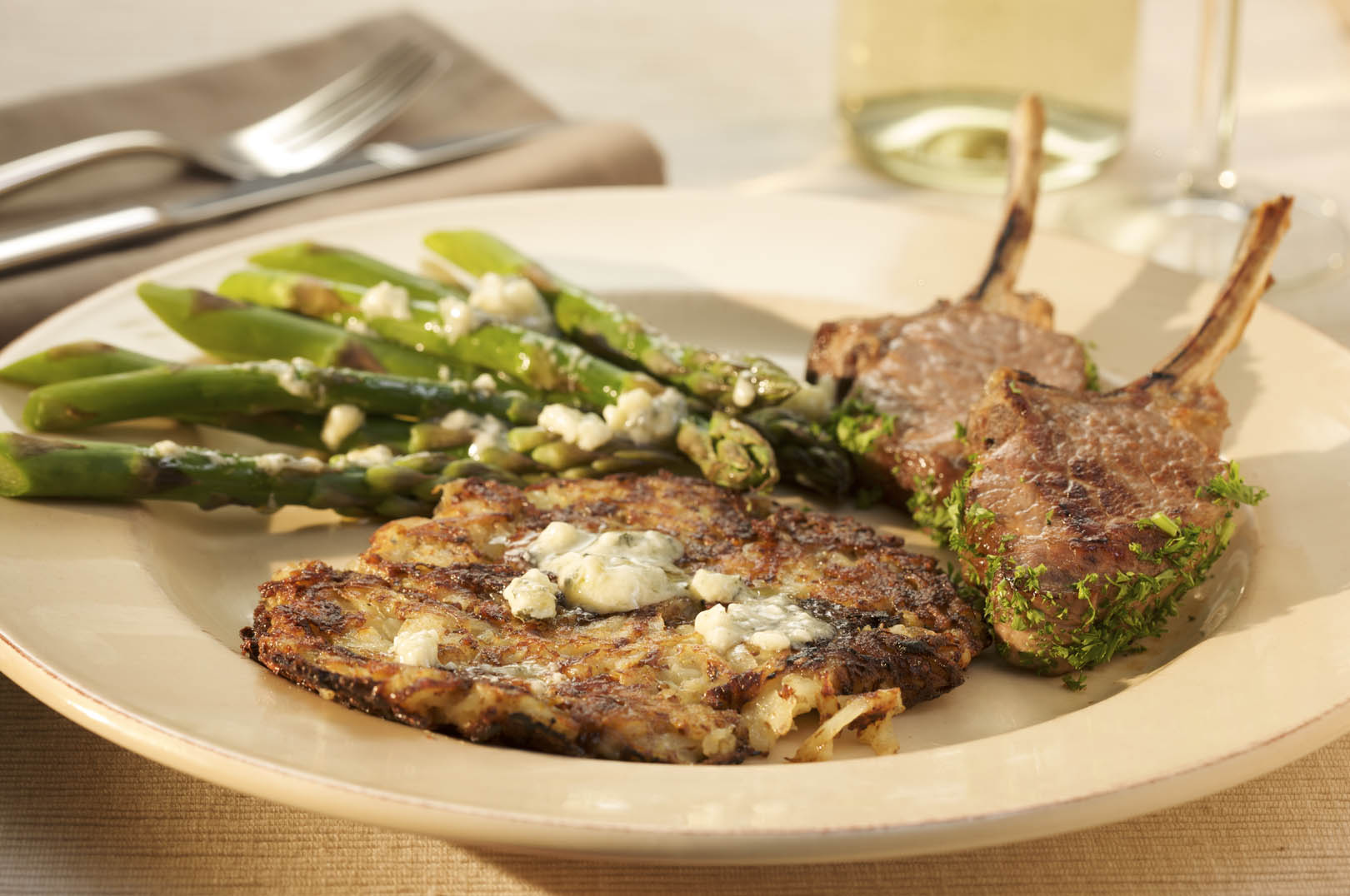 Rosti with Onion and Blue Cheese | Castello