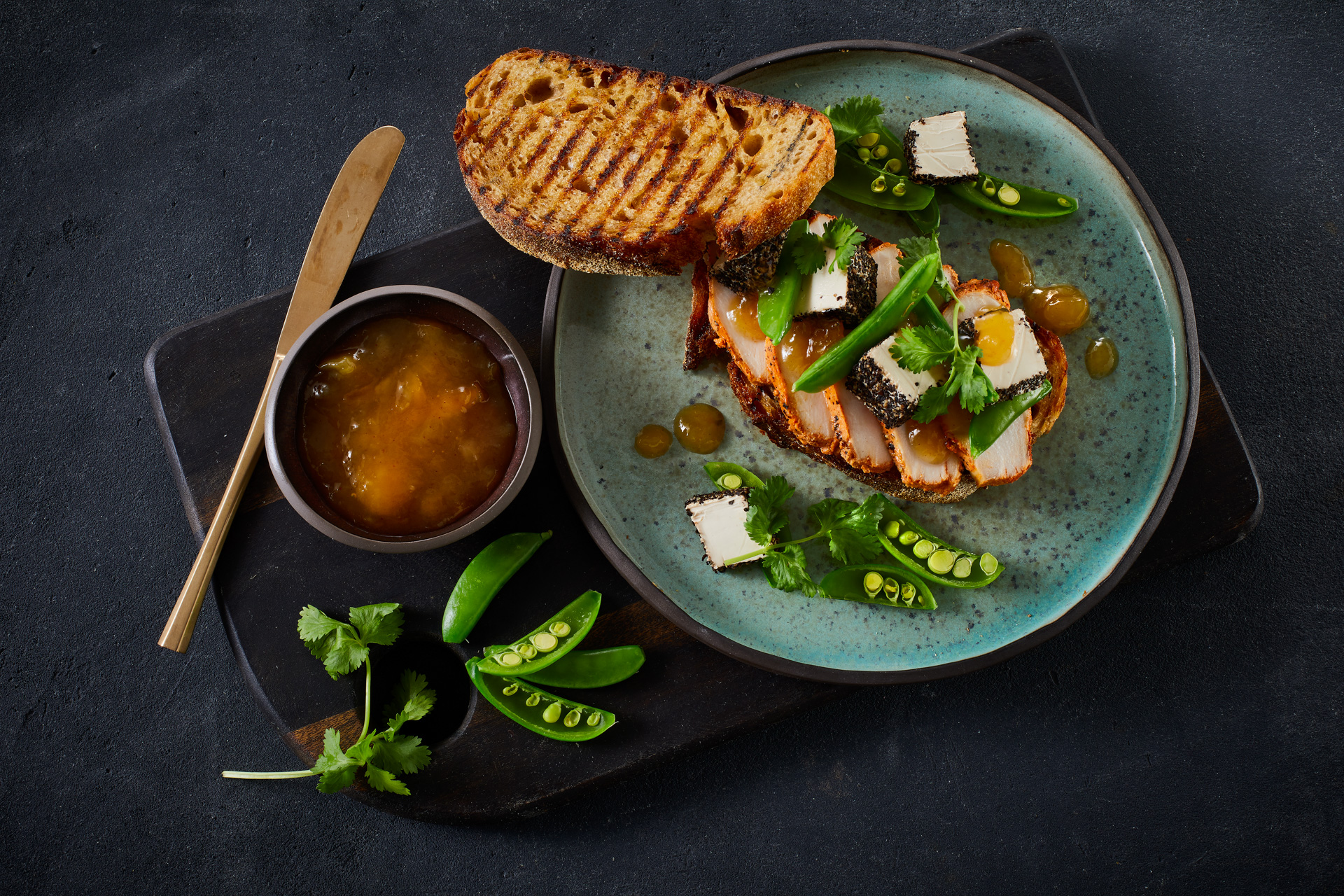 Castello® Black Pebber Cream Cheese Sandwich med et Indisk Touch | Castello