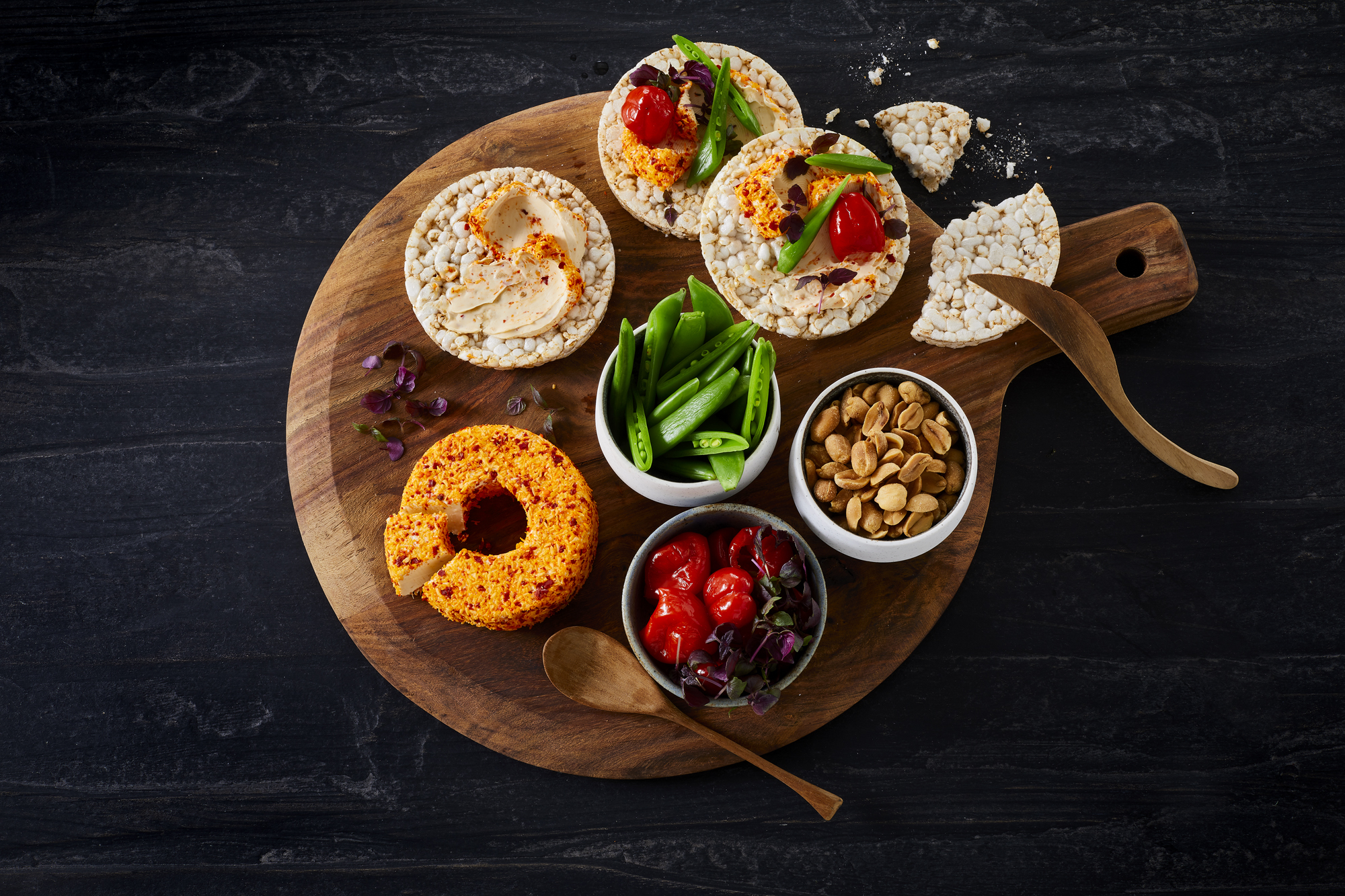 Riskiks Snack med Castello® Chili & Ingefær Flødeostring | Castello