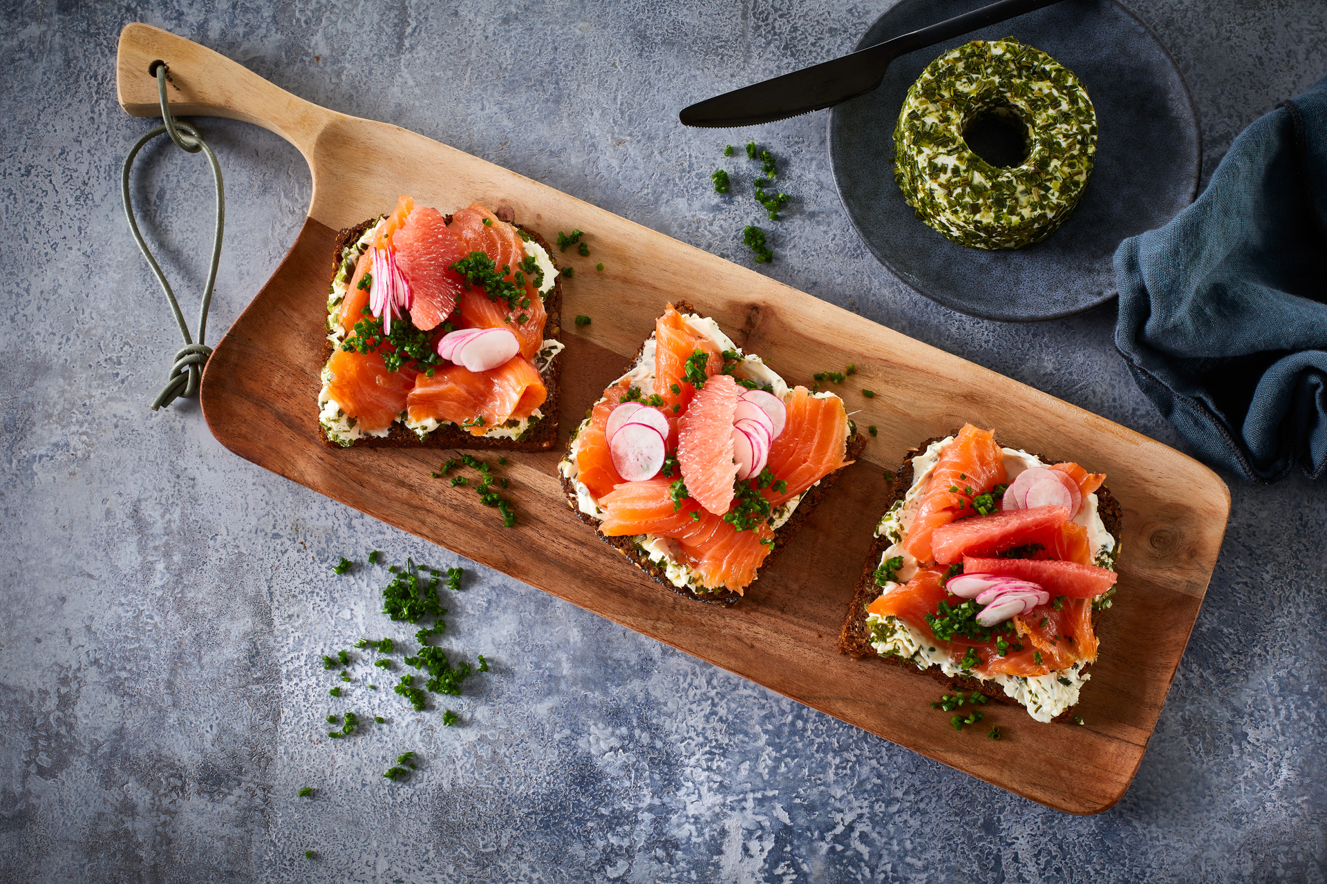 SCANDINAVISCHE OPEN SANDWICH MET ROOMKAAS | Castello Nederland