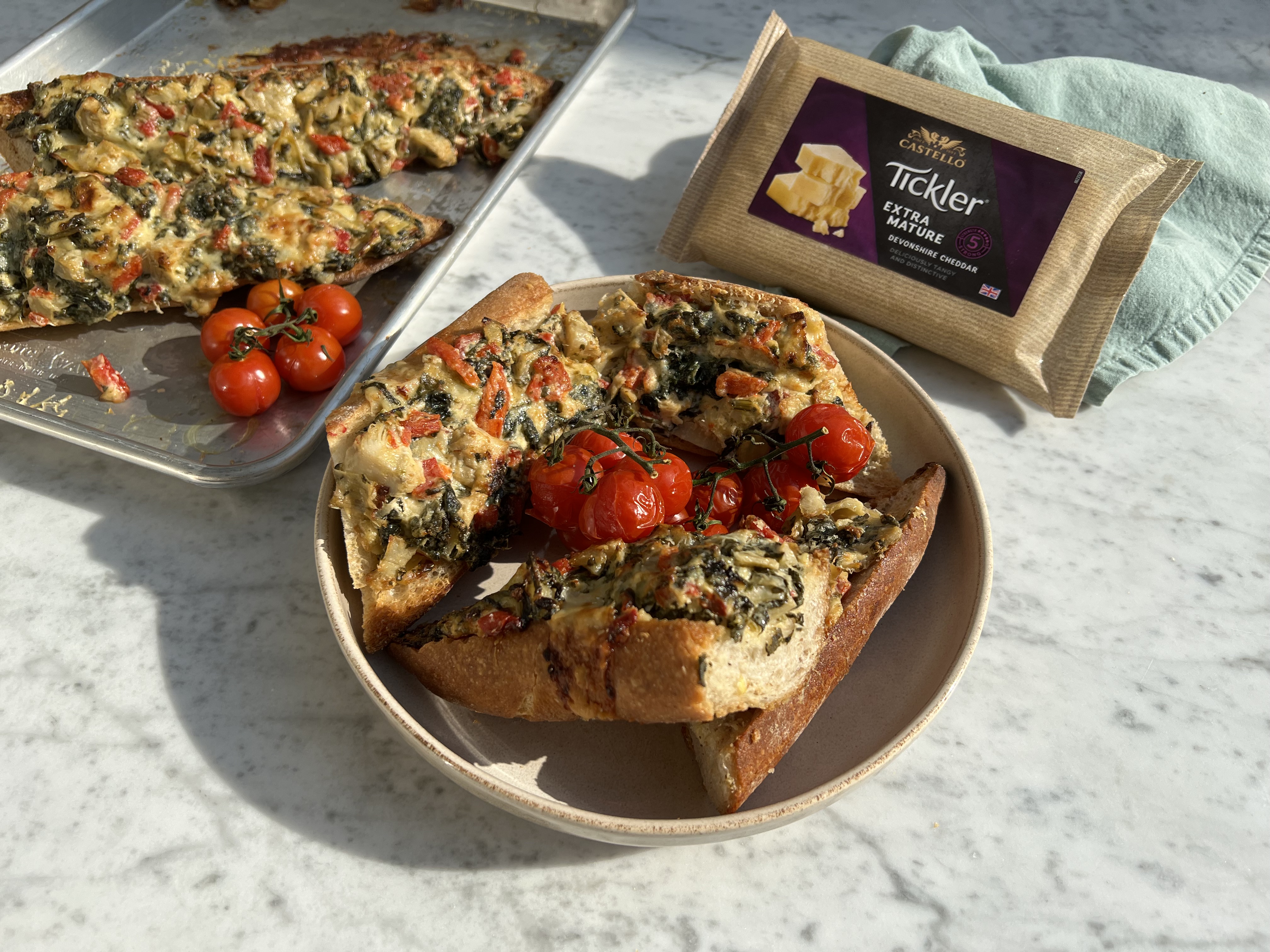 Swirly Olive Cheese Rolls with Castello® Tickler Extra Mature Cheddar ...