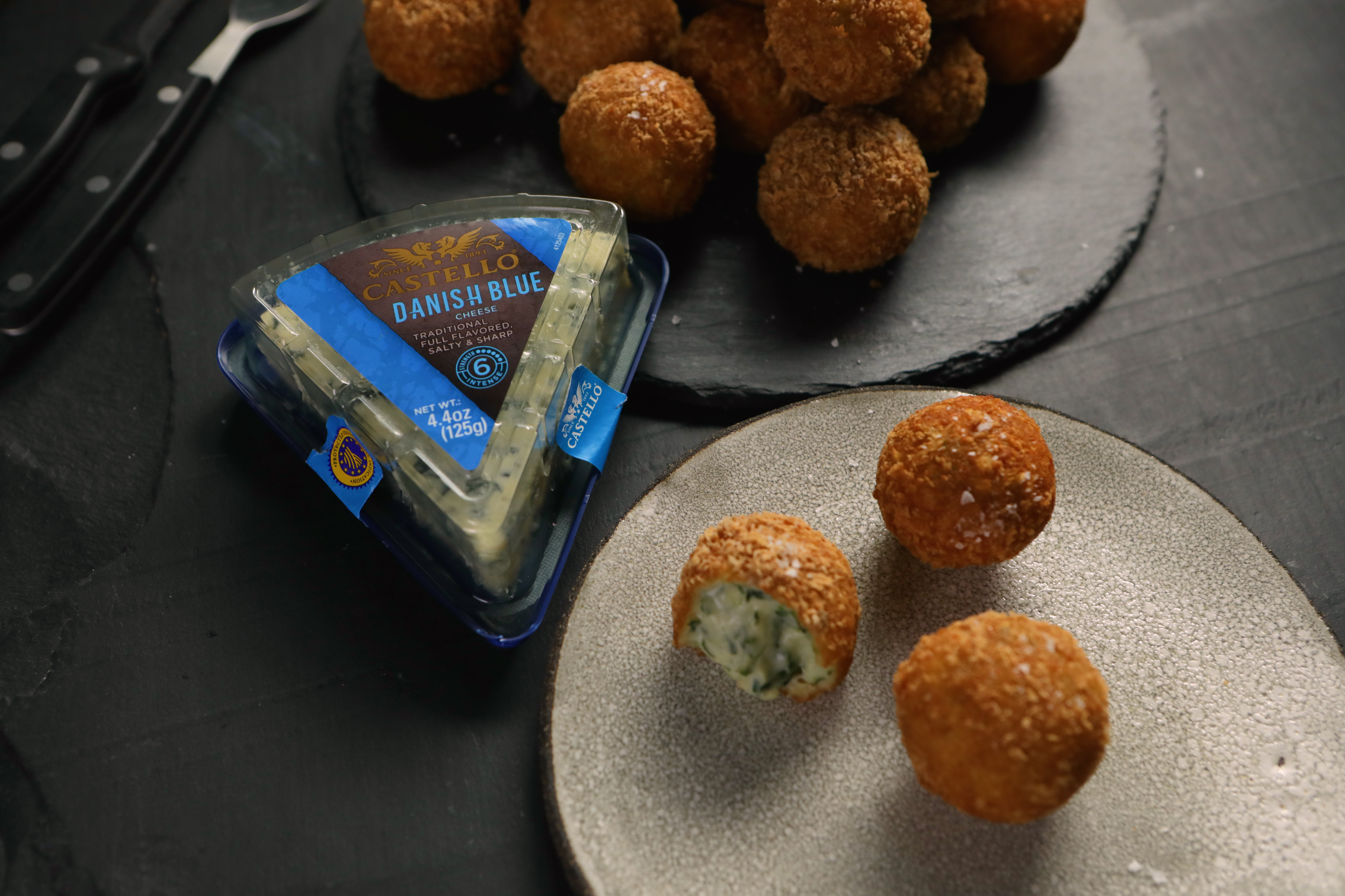 Danish Blue Cheese and Mustard Croquettes | Castello