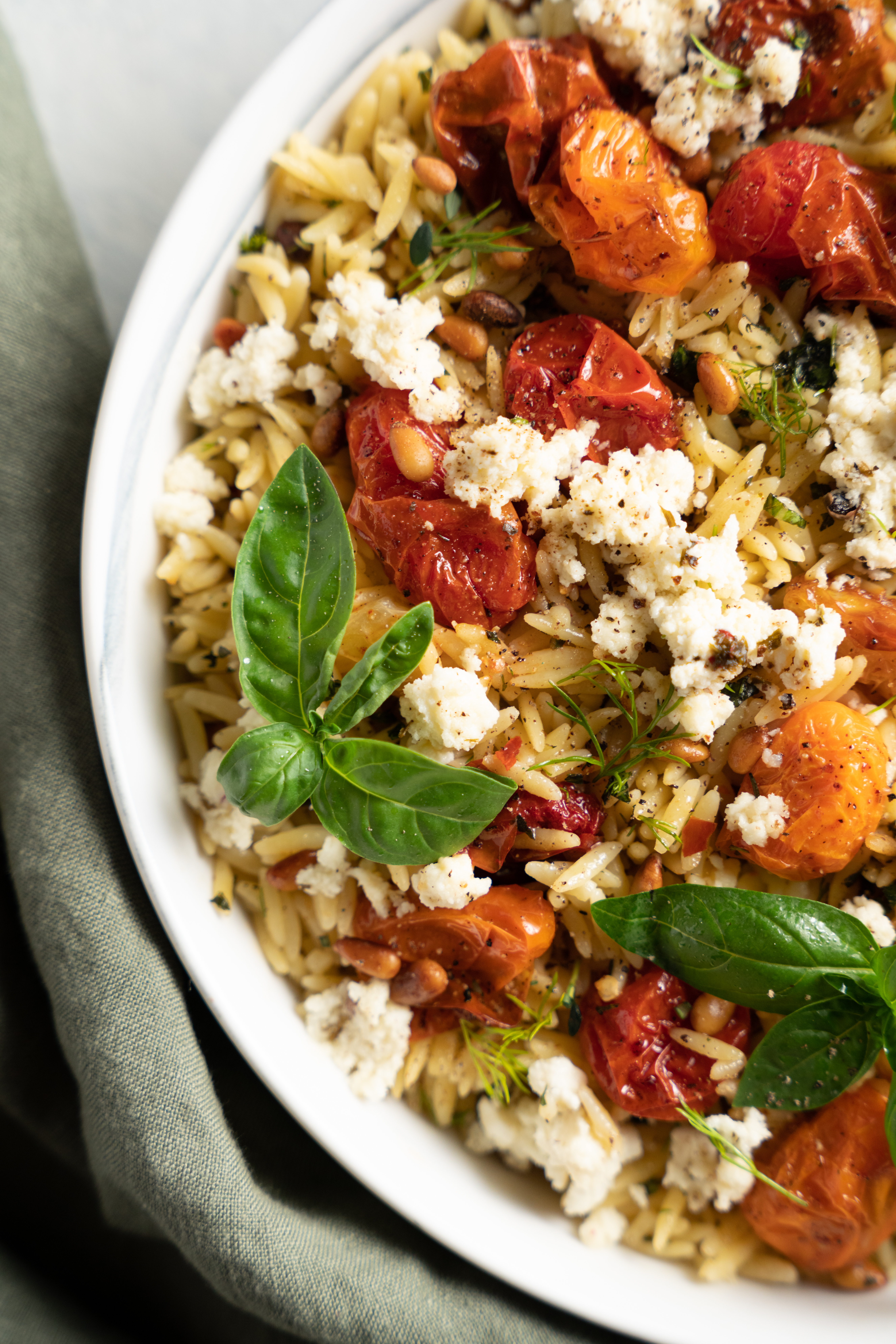 Roasted Tomato Feta Orzo | Castello®️