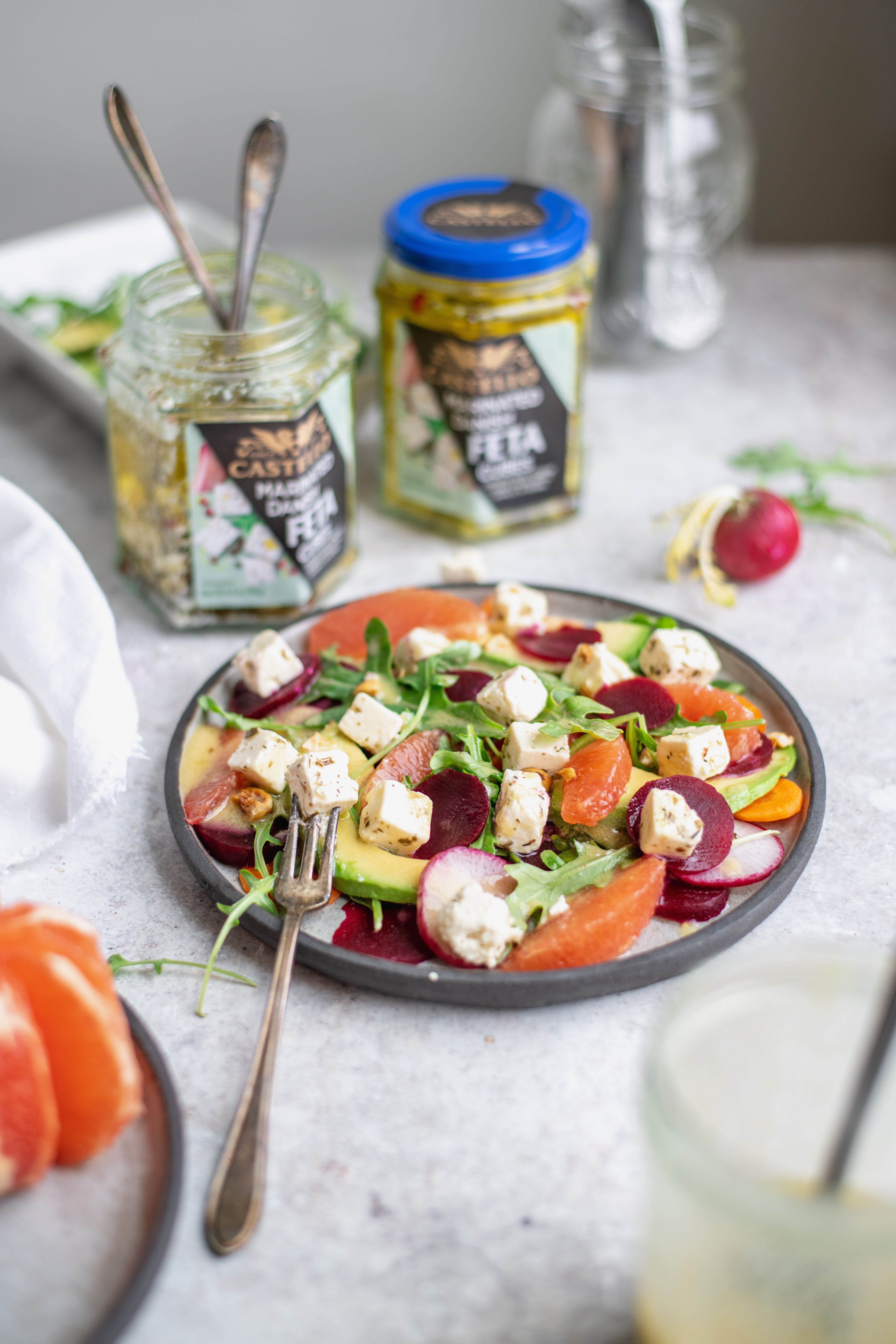 Shaved Root Vegetable and Marinated Feta Salad | Castello